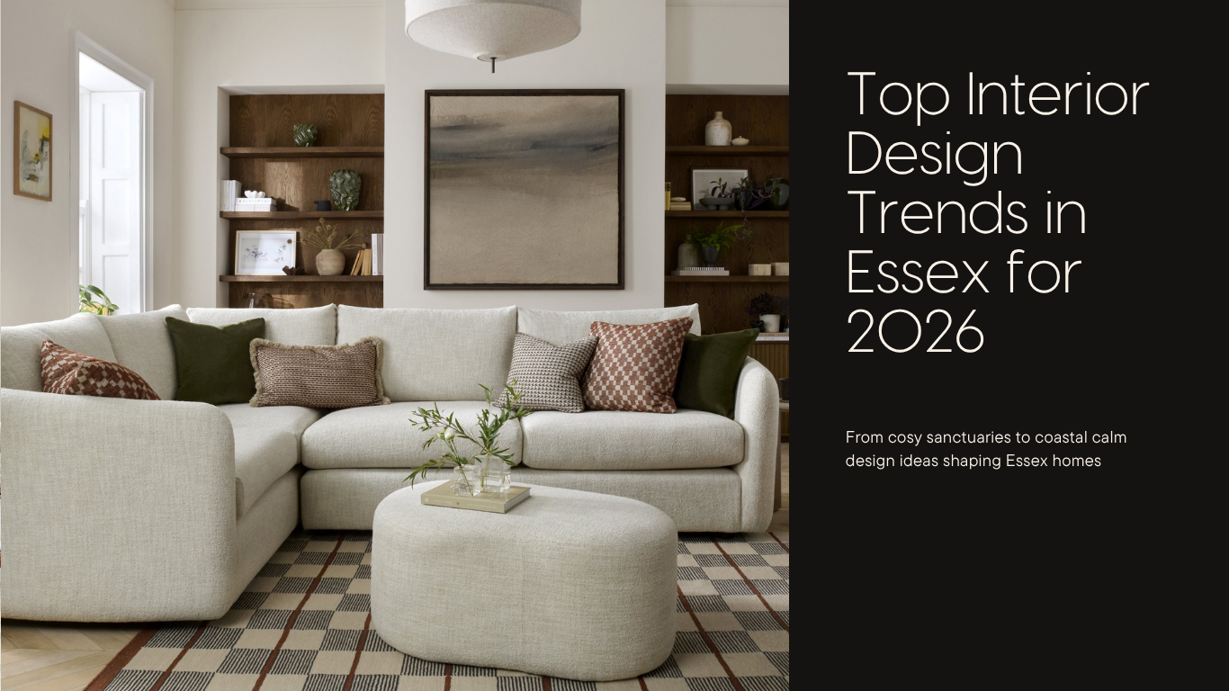 Top Interior Design Trends in Essex for 2026 • Roomes Furniture