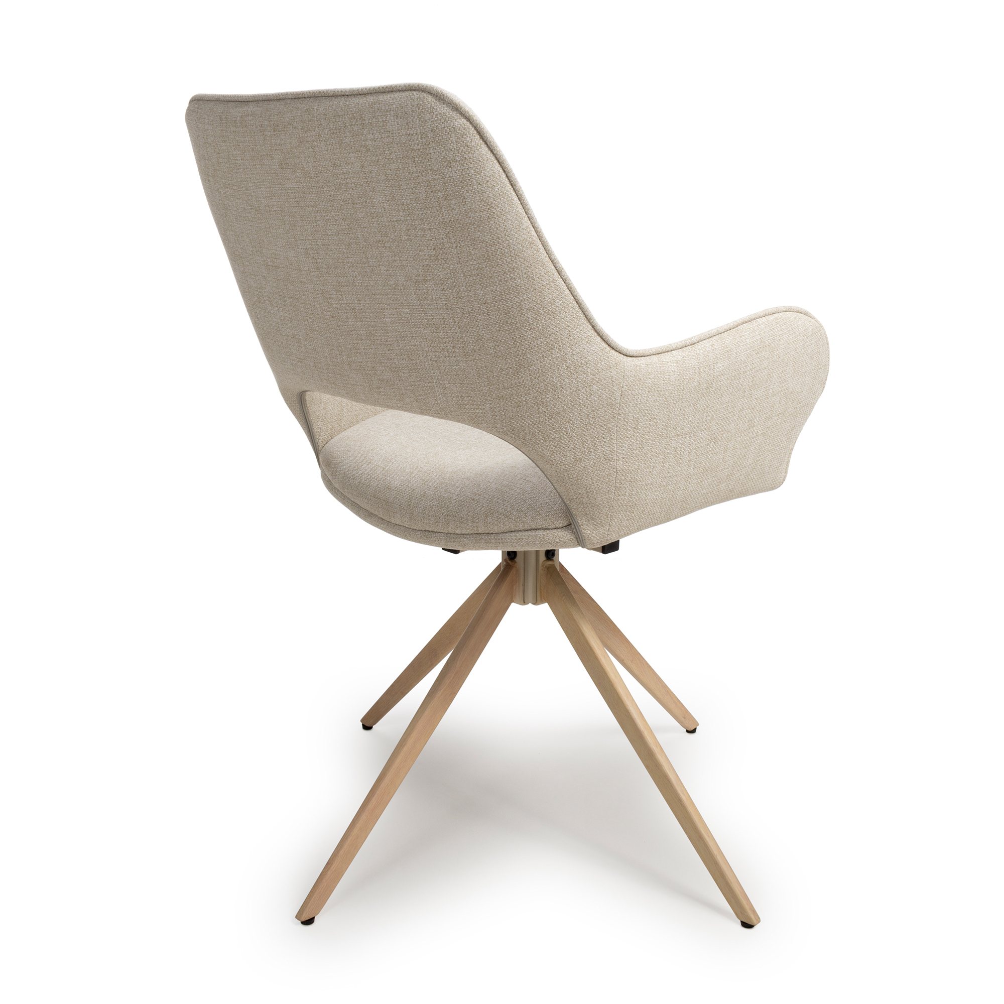 Perth Swivel Chair Natural • Roomes Furniture