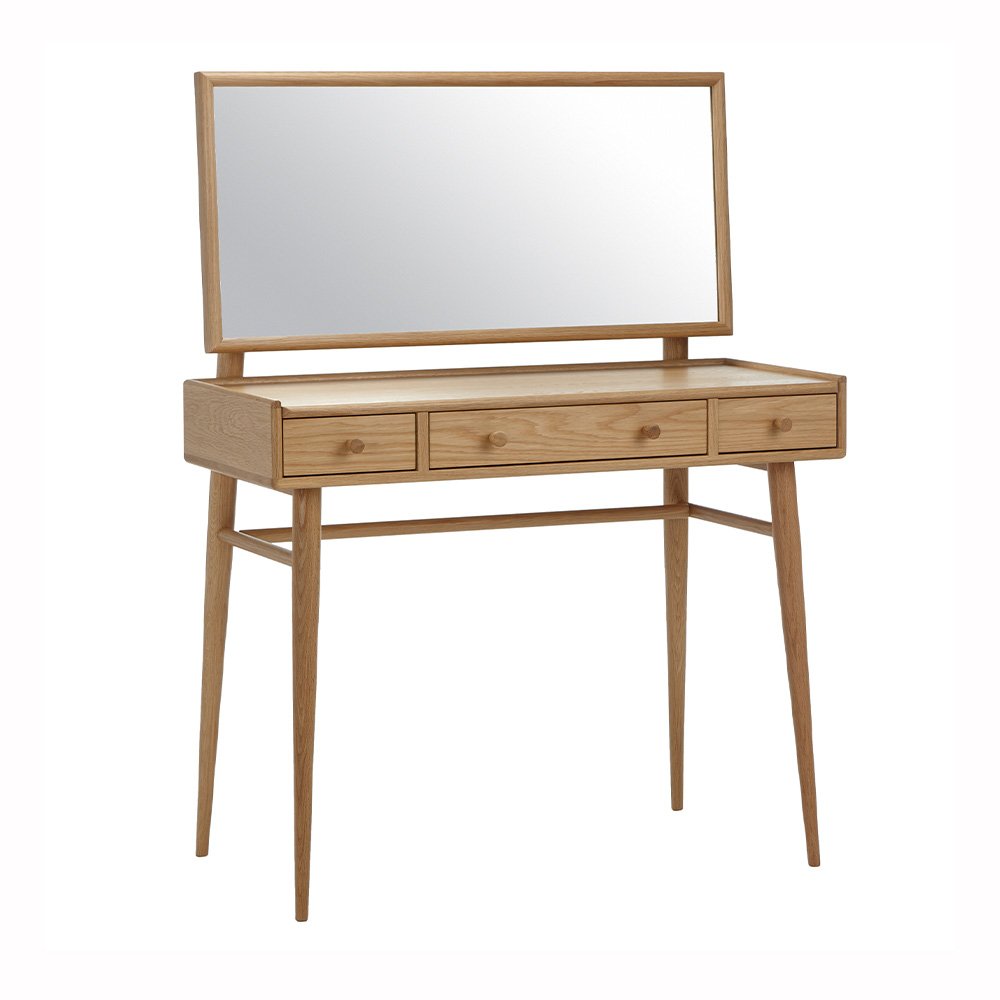 Ercol Winslow Dressing Table with Mirror • Roomes Furniture & Interiors