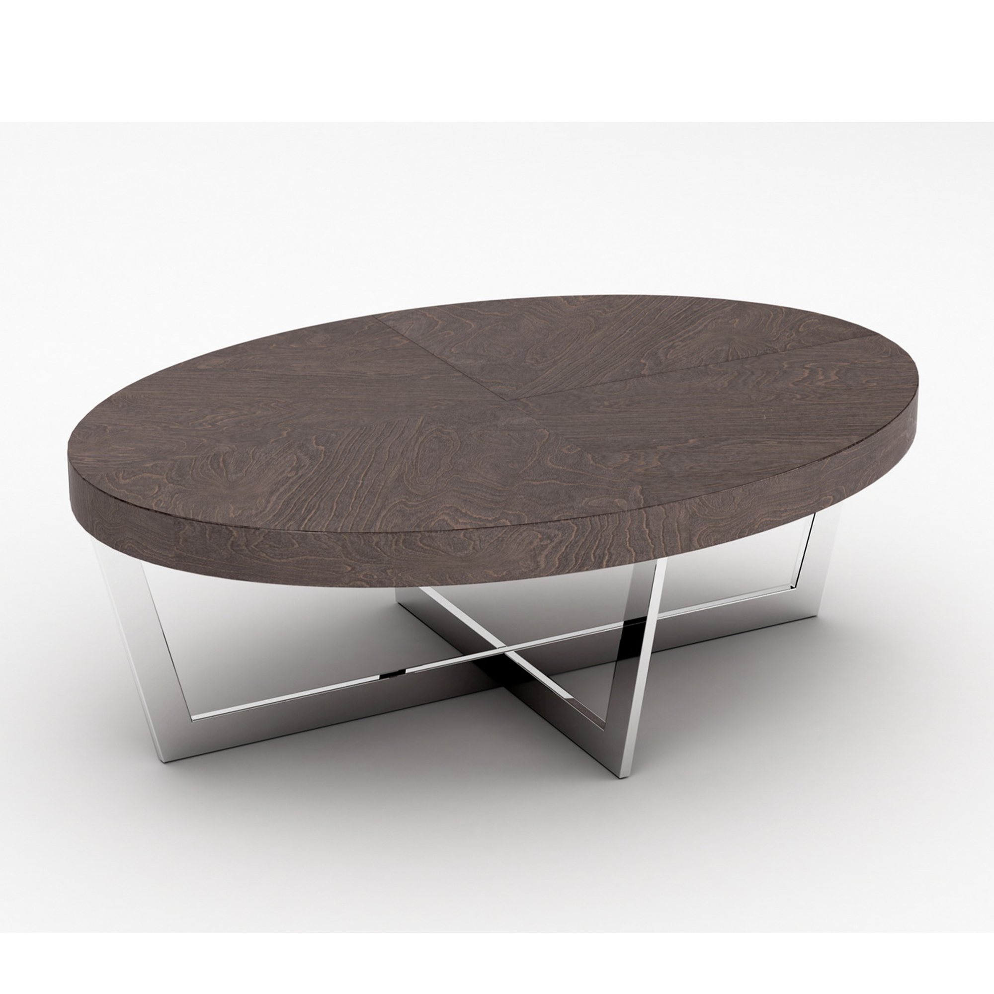 Orion Oval Coffee Table (Acorn) • Roomes Furniture