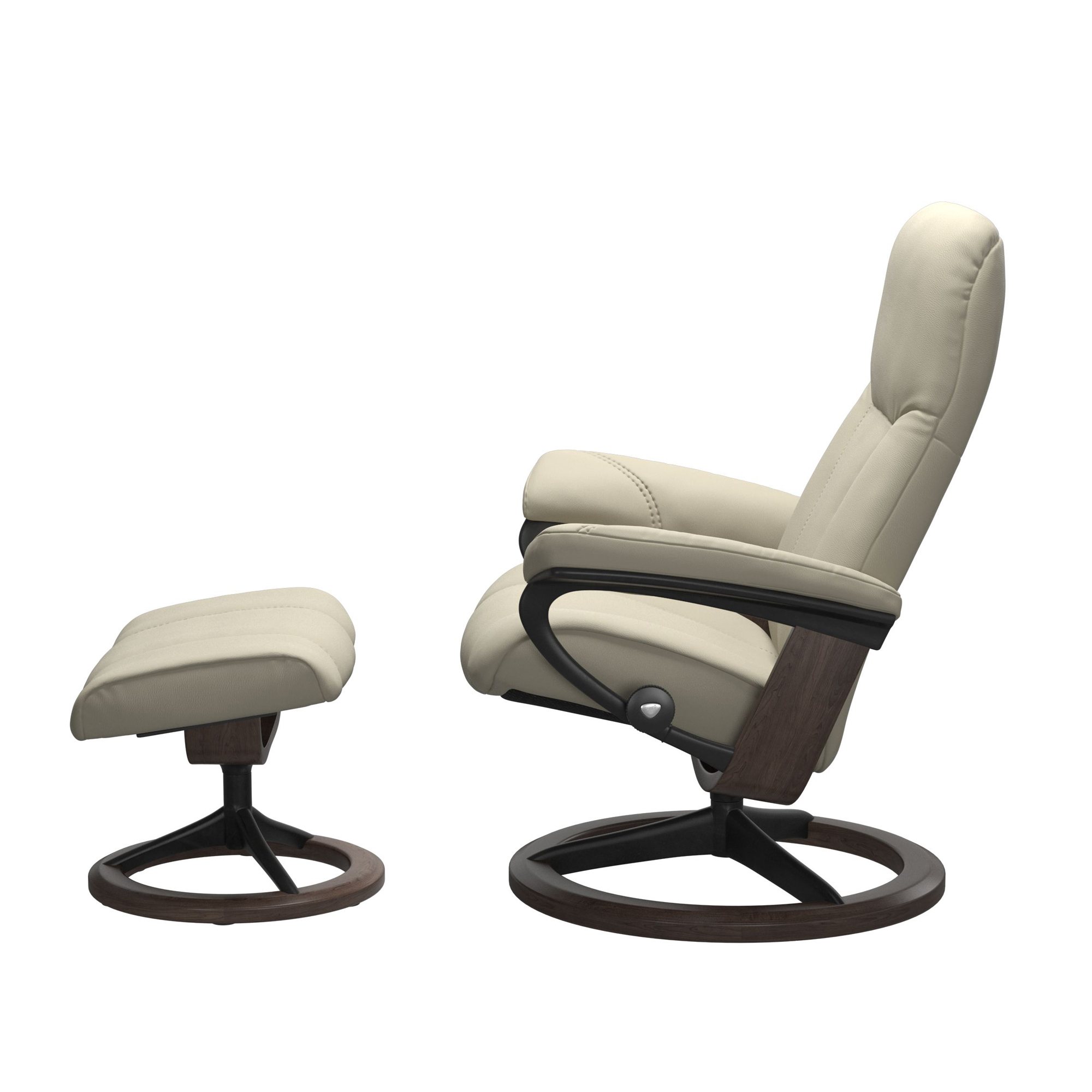 Stressless Consul Recliner Chair Signature Base • Roomes Furniture