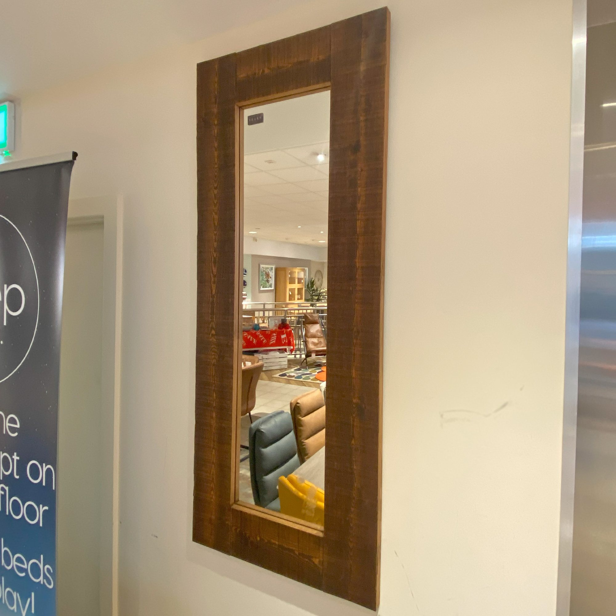 Yearn Glass Mirror Rustic • Roomes Furniture