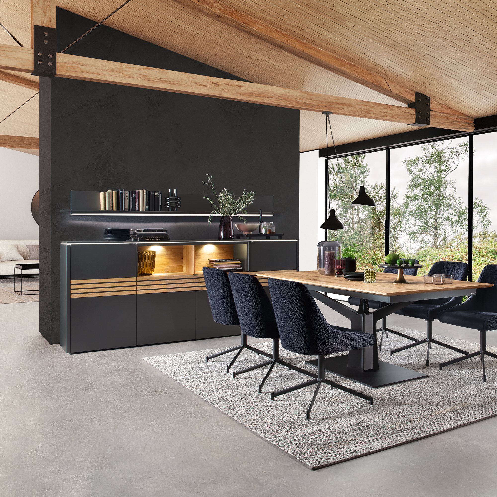 Venjakob Game Four Door Sideboard • Roomes Furniture