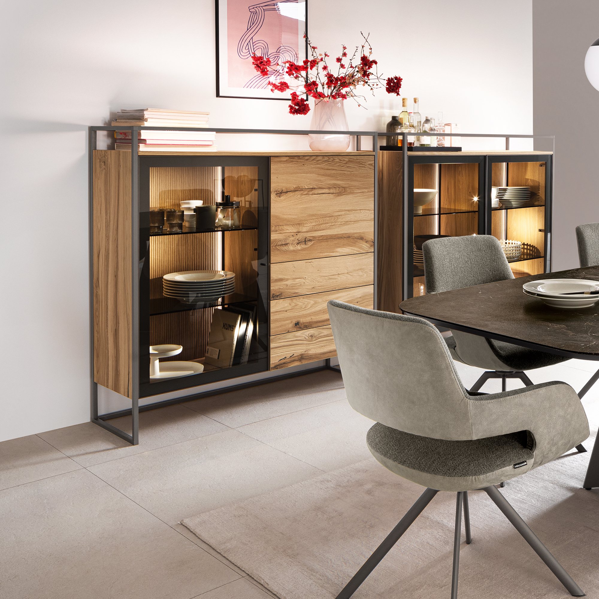 Venjakob Tagena - Highboard (8263) • Roomes Furniture