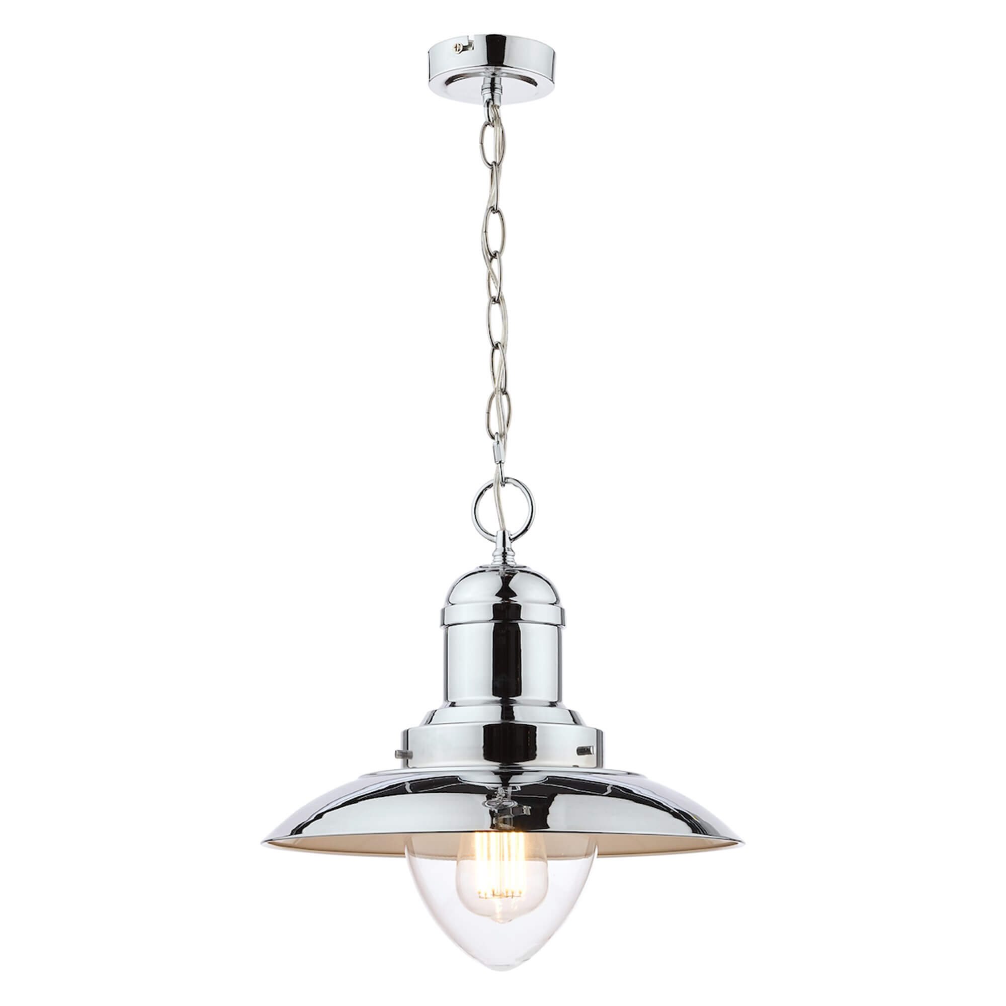 Laura Ashley Corbridge Pendant Polished Chrome • Roomes Furniture ...
