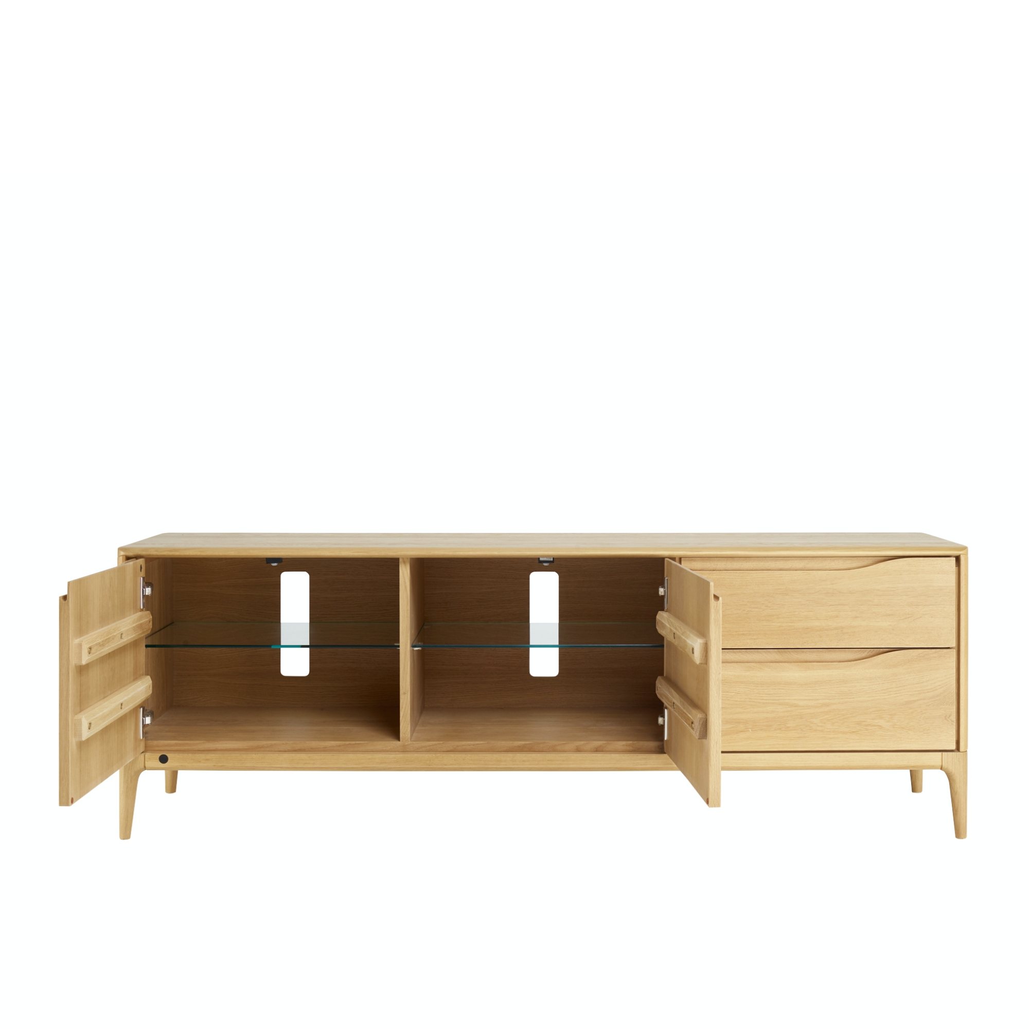 Ercol Romana Wide IR TV Unit • Roomes Furniture