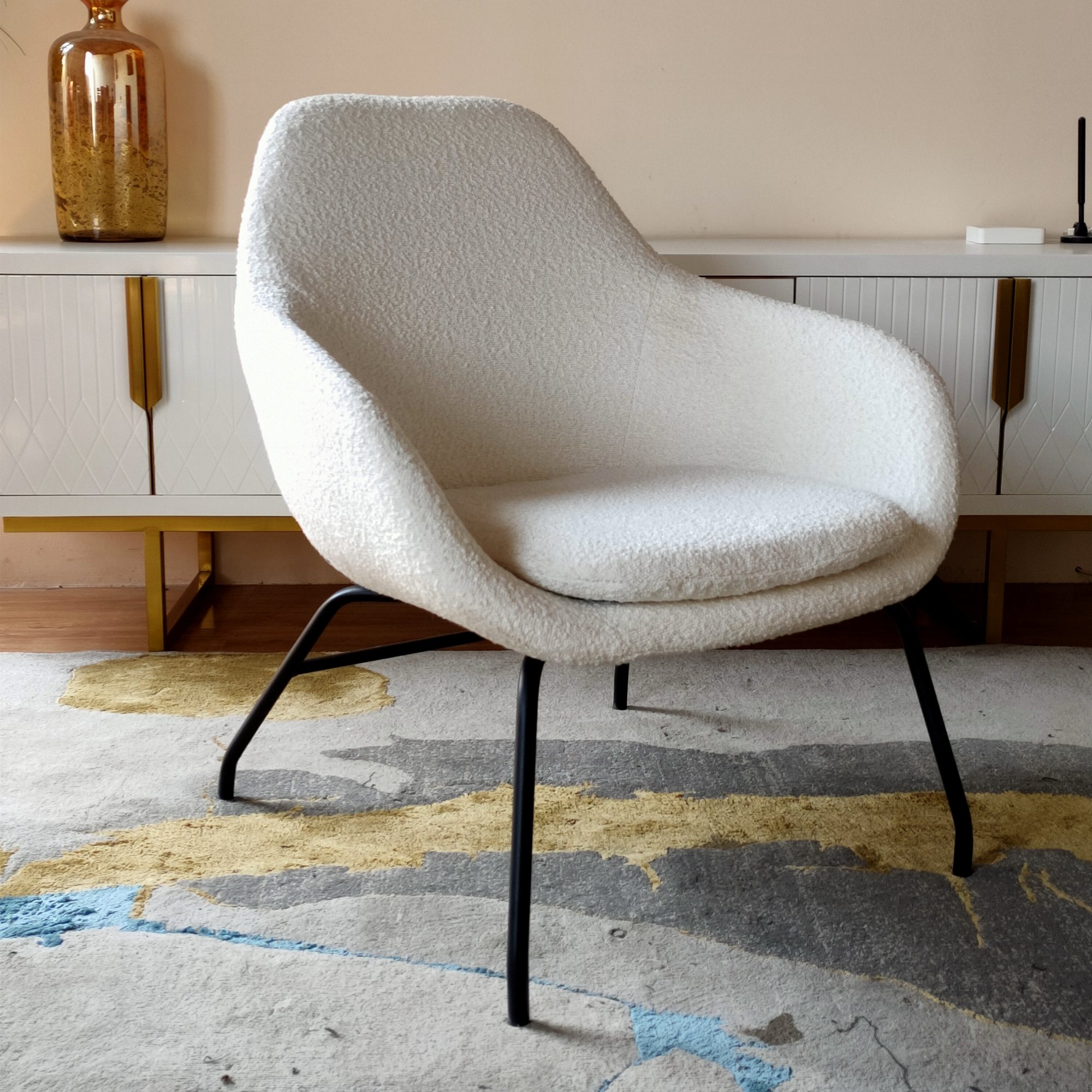 Moby Chair (Ivory) • Roomes Furniture & Interiors