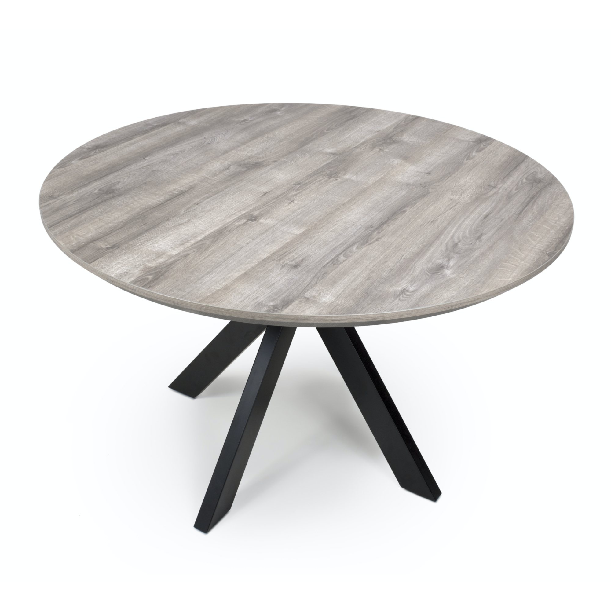 Prescot Round Dining Table (Grey) • Roomes Furniture