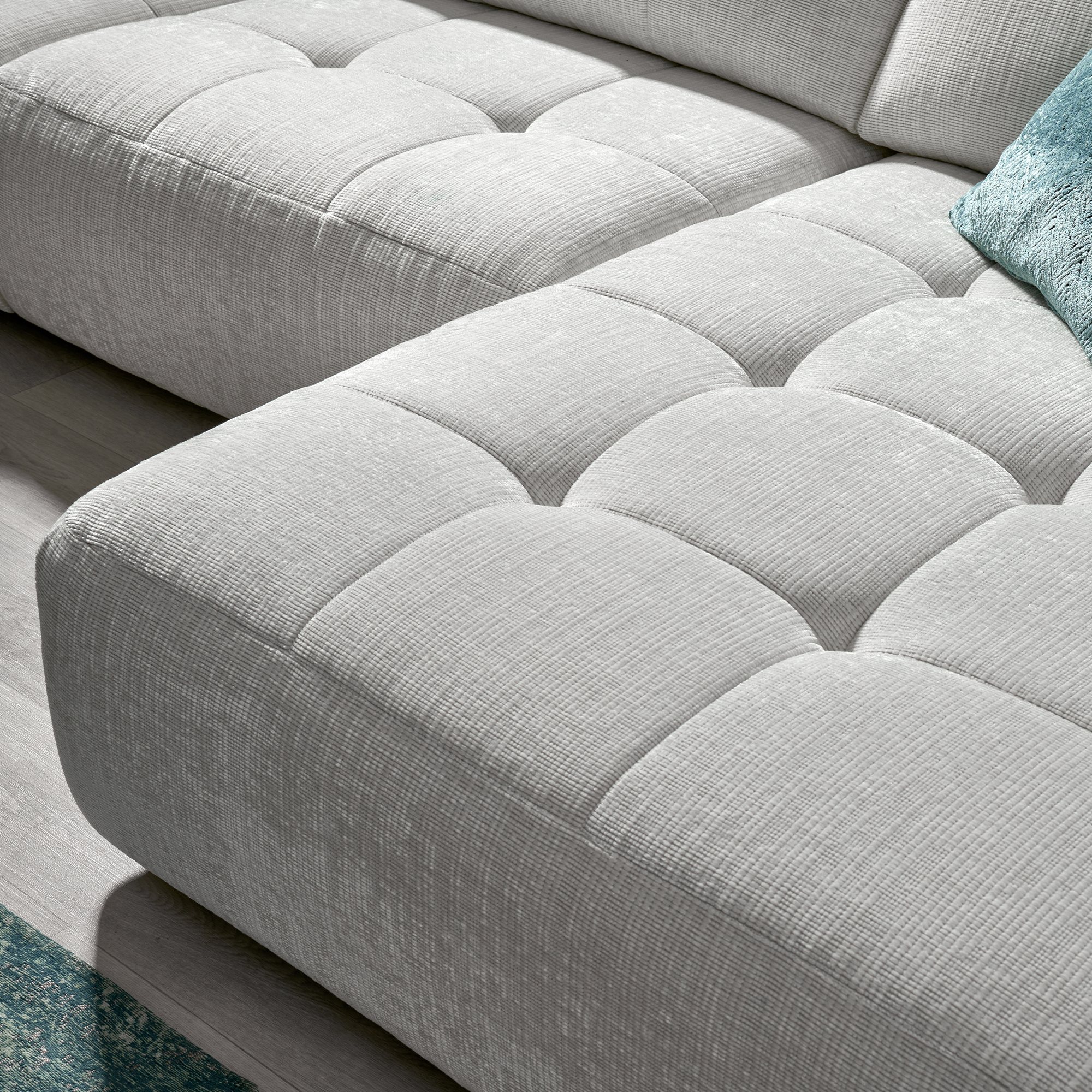 Zeus - Large Chaise Sofa • Roomes Furniture