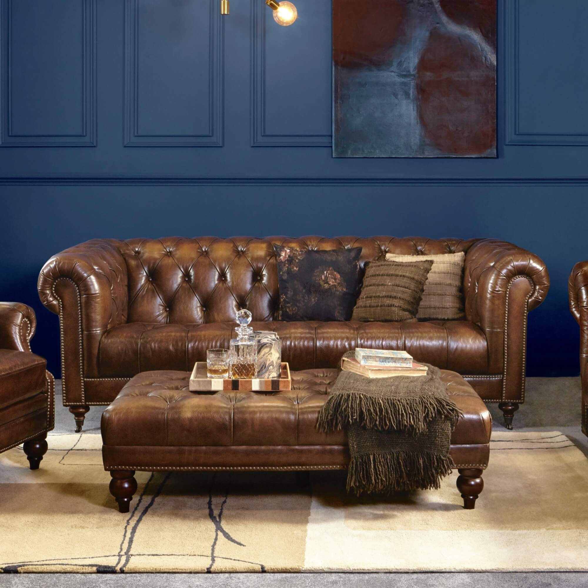 Churchill - 3 Seat Chesterfield Sofa • Roomes Furniture & Interiors