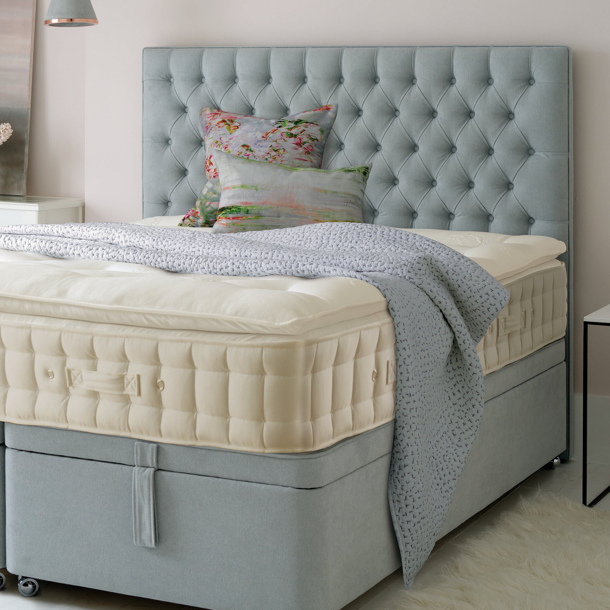 Hypnos Origins Alvescot Pillow Top Mattress and Divan Set • Roomes Furniture