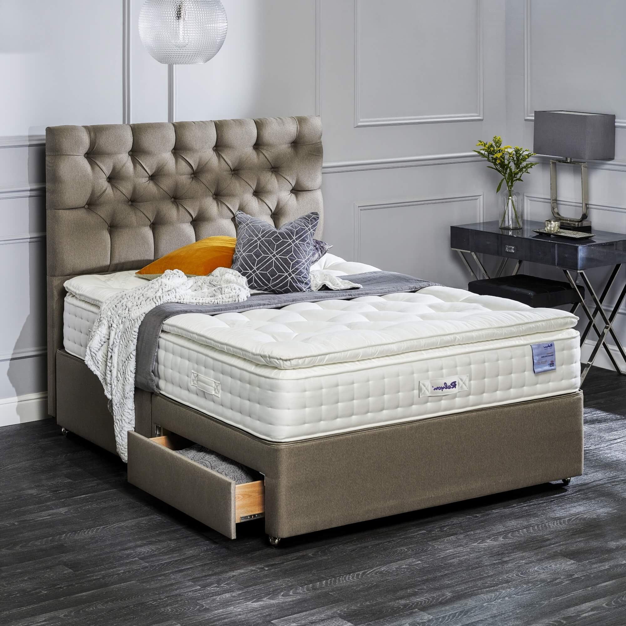 Relyon Ullswater 2900 Mattress and Divan Base Set • Roomes Furniture ...