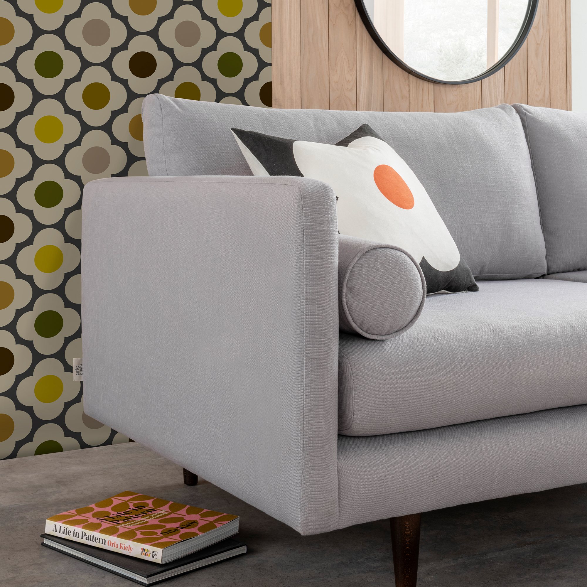 Orla Kiely Mimosa Large Chaise Sofa • Roomes Furniture & Interiors