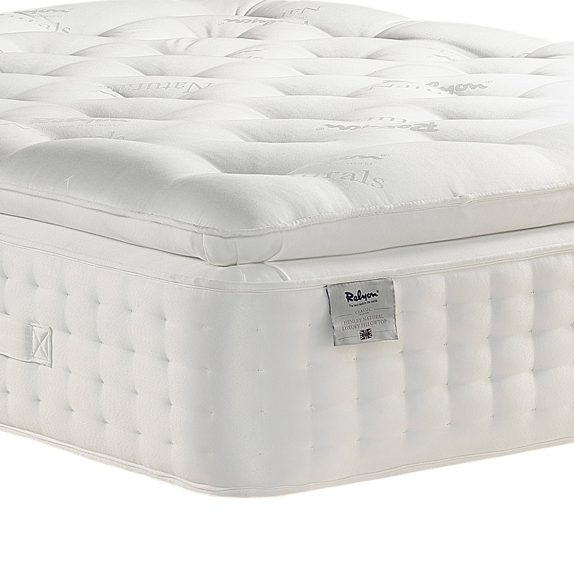 Relyon Henley Natural Luxury Pillowtop 3000 Mattress • Roomes Furniture