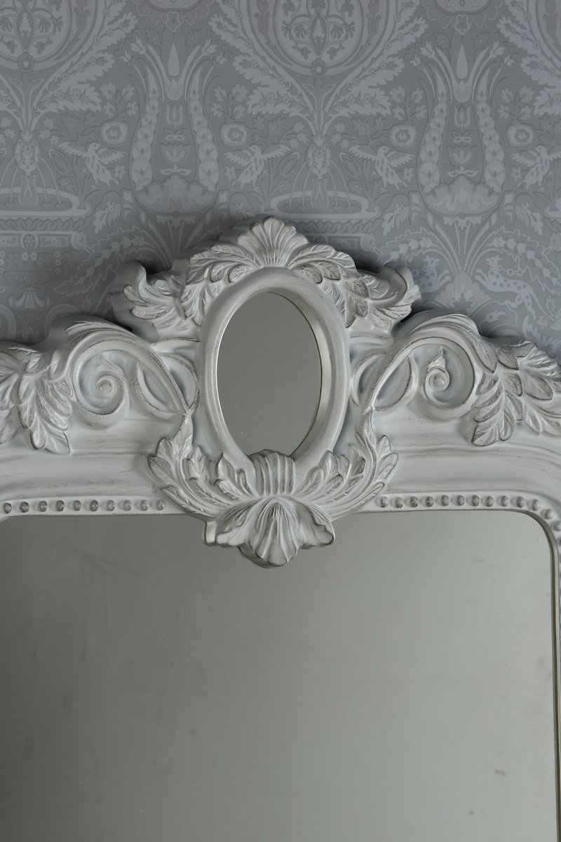 Laura Ashley Alana Rectangle Mirror Distressed Cream • Roomes Furniture ... Laura Ashley Alana Rectangle Mirror Distressed Cream • Roomes Furniture ...