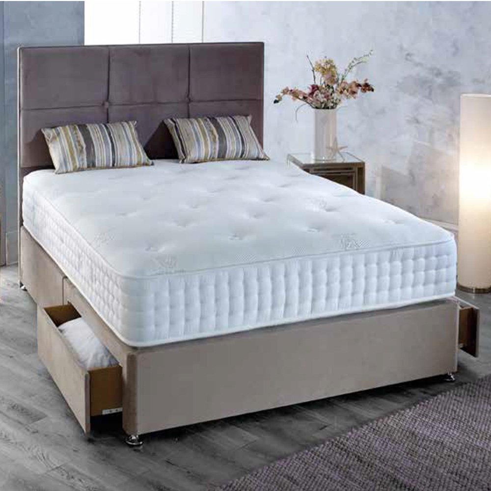 Dreamworld Halo Natural 2000 Divan Set • Roomes Furniture