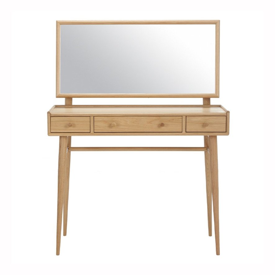 Ercol Winslow Dressing Table with Mirror • Roomes Furniture & Interiors