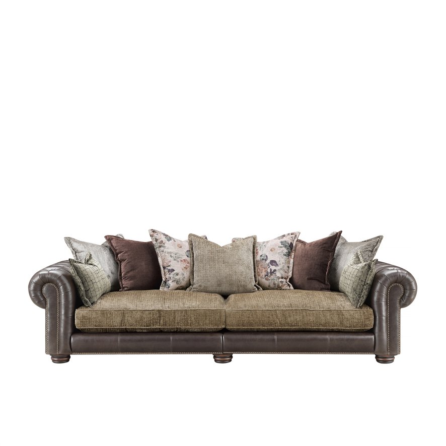 Beaumont Four Seater Sofa Scatter Back • Roomes Furniture