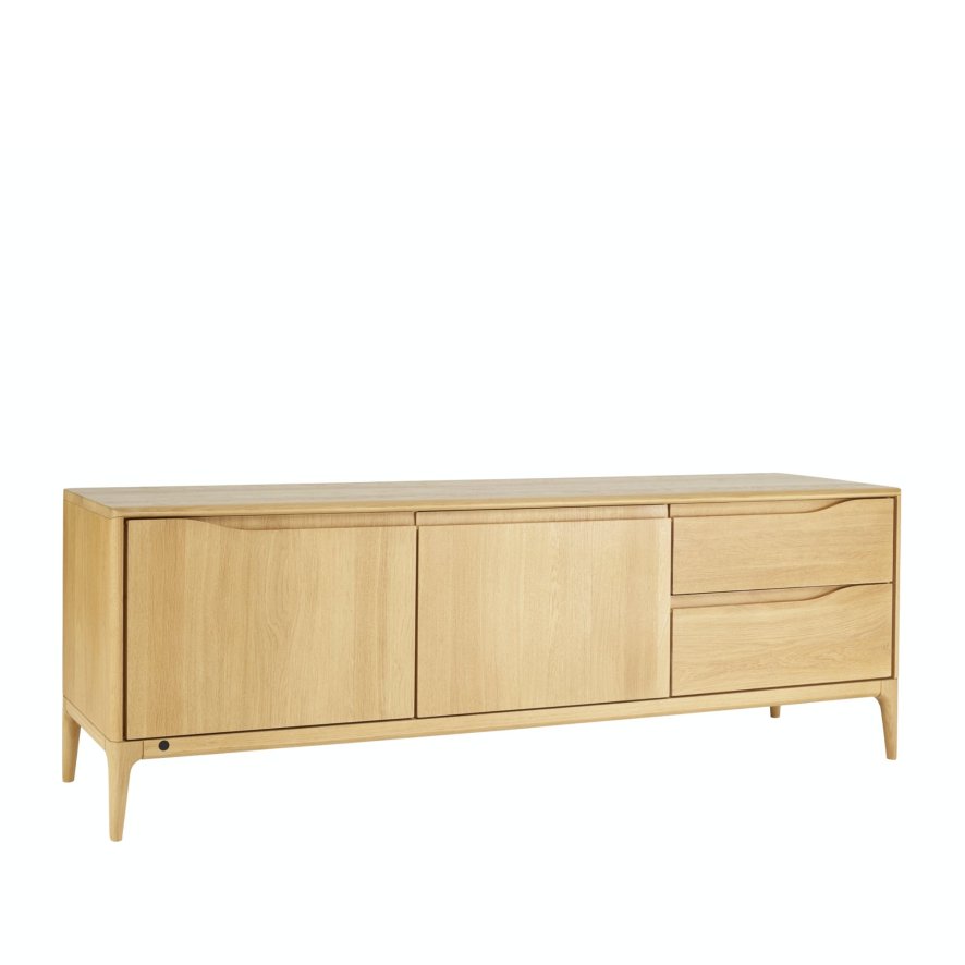 Ercol Romana Wide IR TV Unit • Roomes Furniture